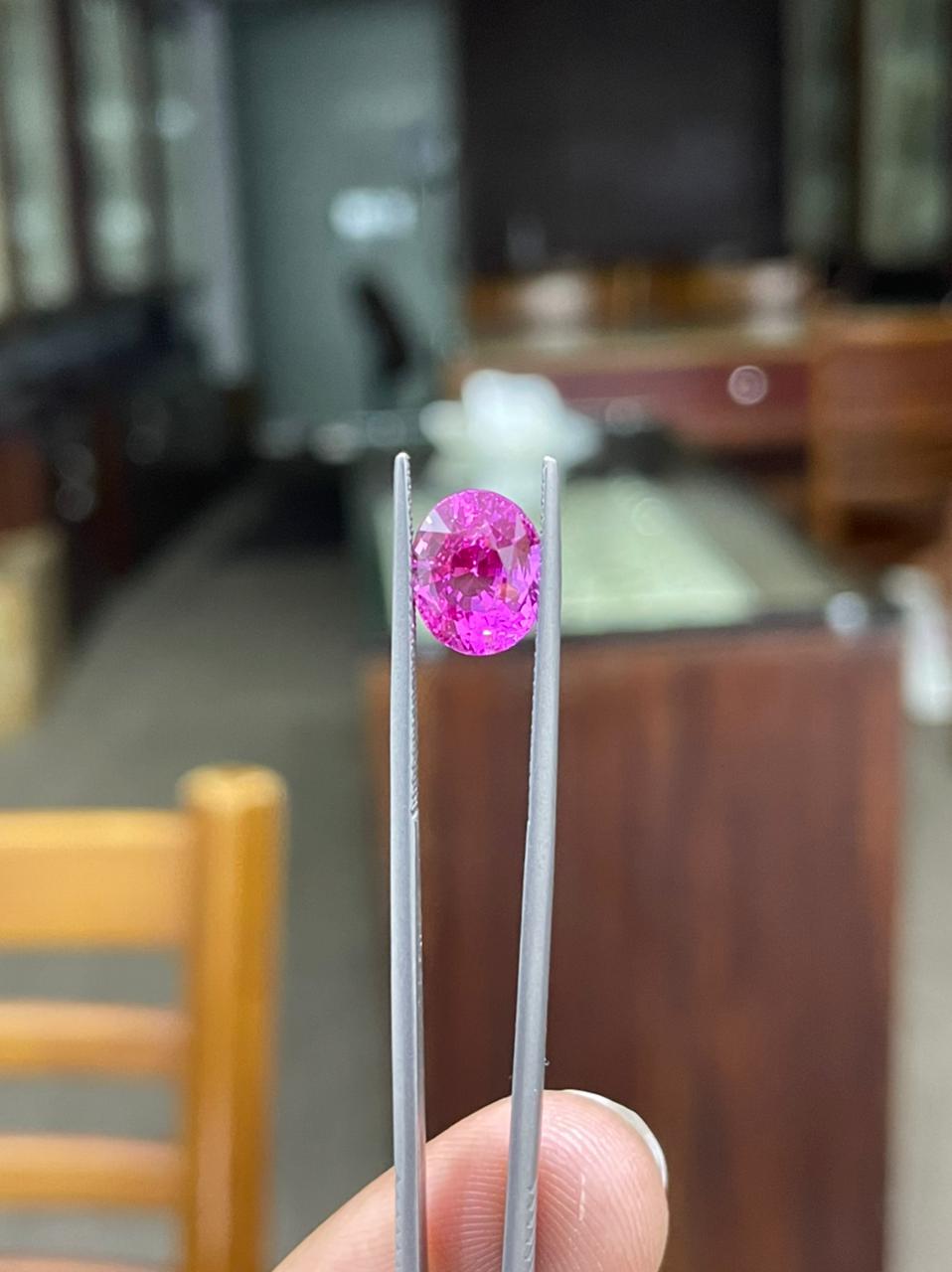 Natural Unheated Vivid Pink Sapphire 🇱🇰 – Lihiniya Gems