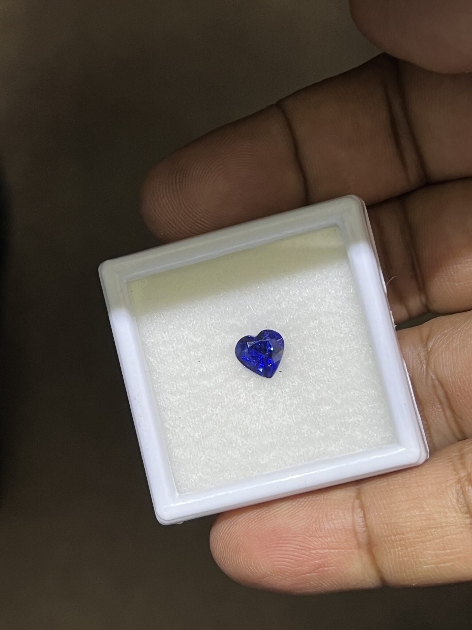Royal Blue Sapphire – Heart Shape – Lihiniya Gems