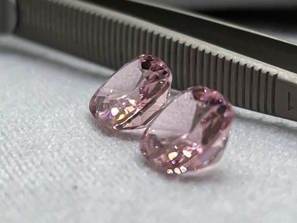 Natural “Bubblegum” Pink Tourmaline Matching PAIR – Lihiniya Gems