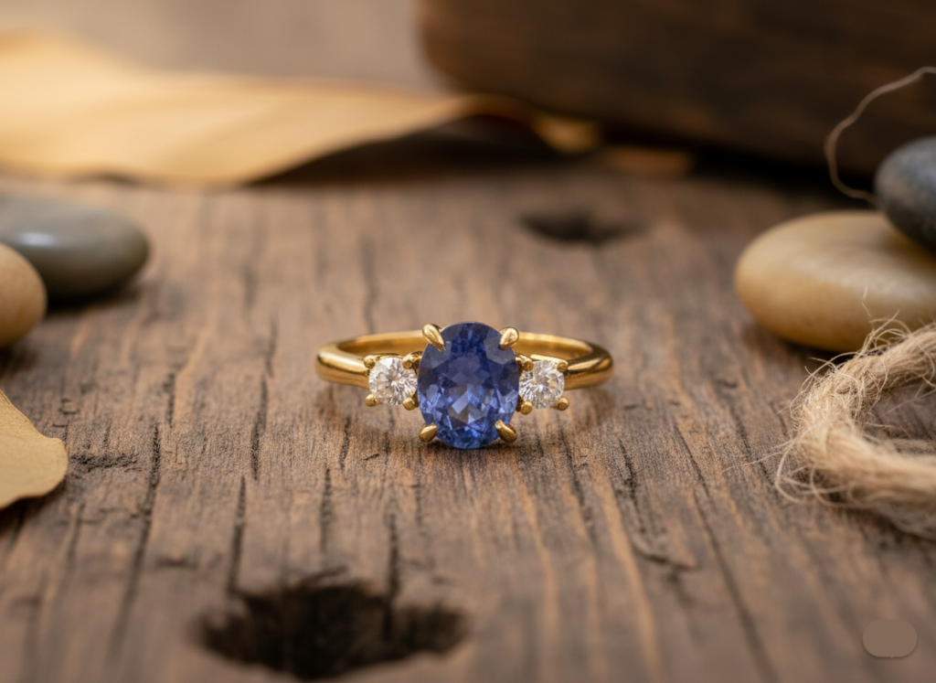 The “Midnight Glade” Trilithon Ring – Lihiniya Gems